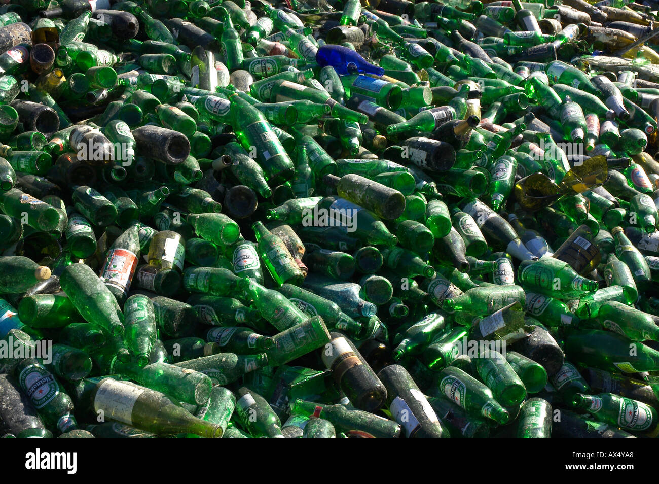 recycling bottles Calif Stock Photo - Alamy
