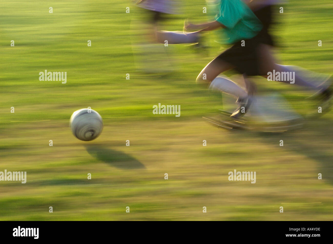 soccer game action Stock Photo - Alamy