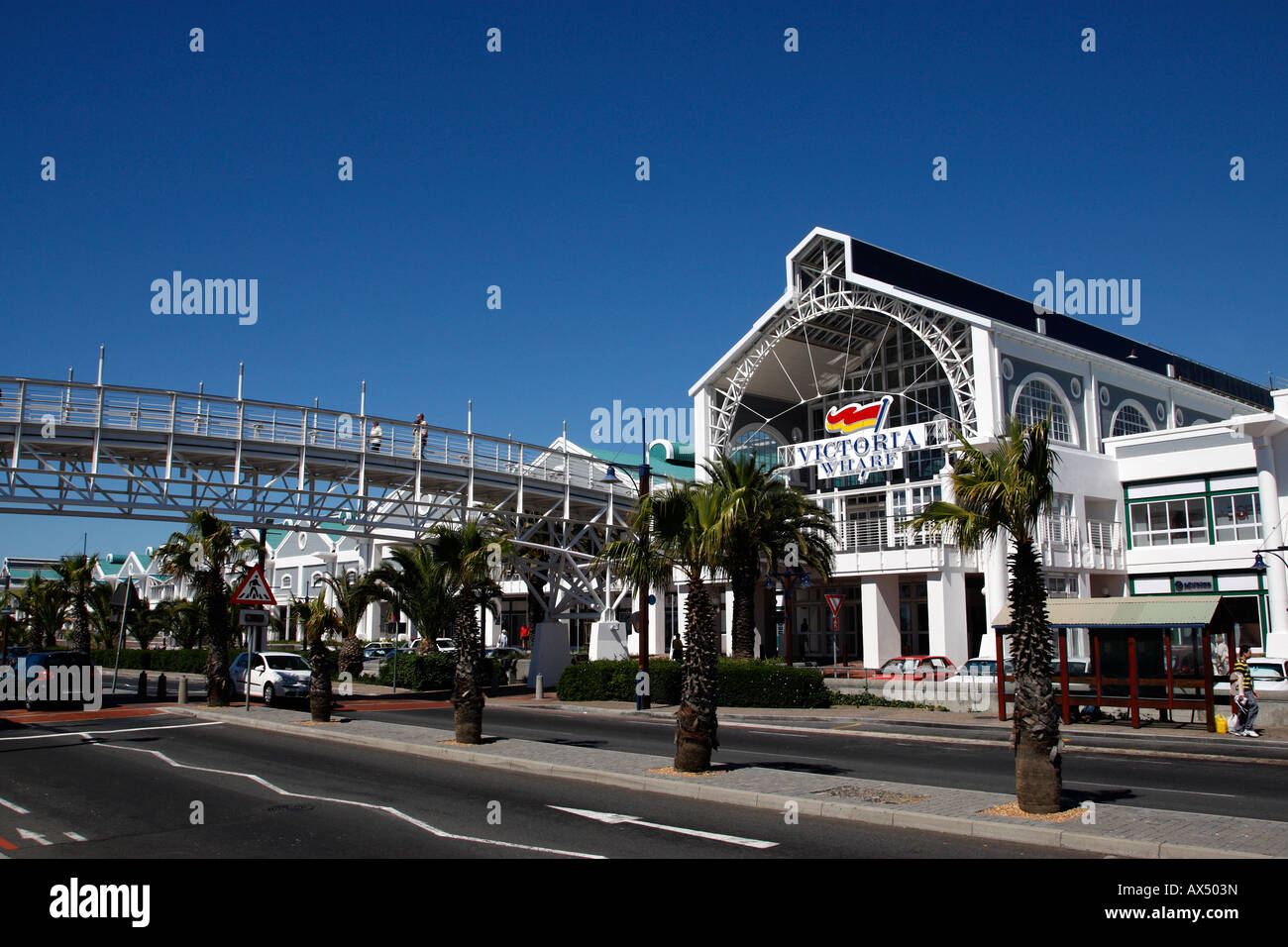 entrance to victoria wharf along breakwater boulevard V&A waterfront ...