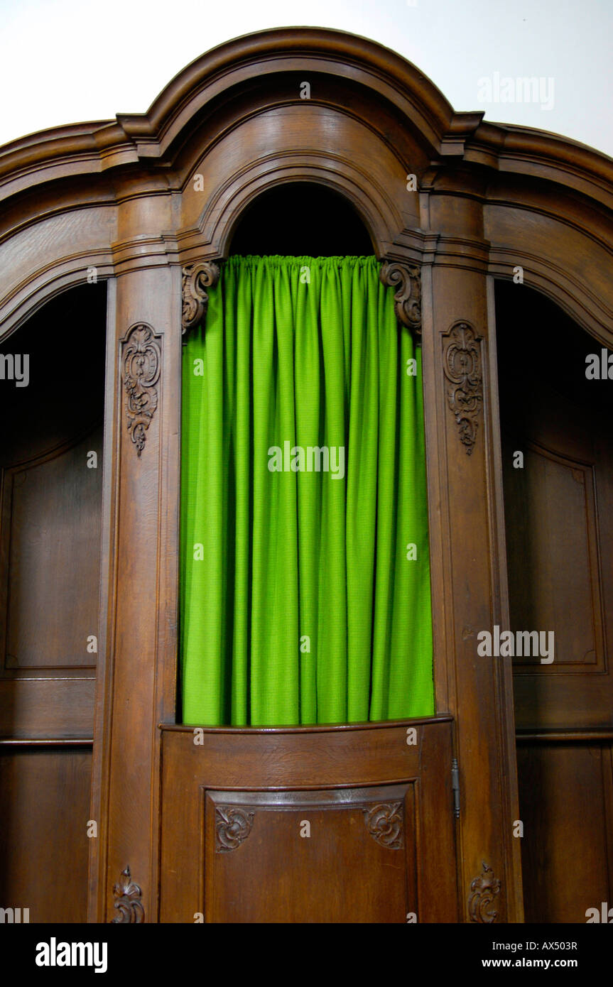 confessional box religion christian catholic church dusseldorf germany ...
