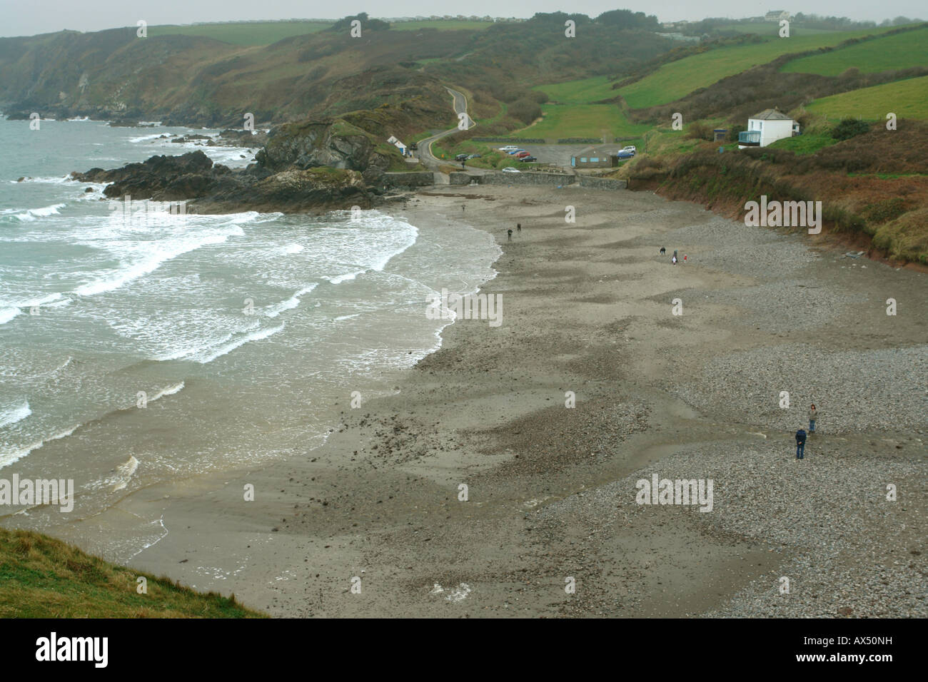 Kennack Sands Kuggar near Helston Cornwall England GB UK 2008 Stock ...