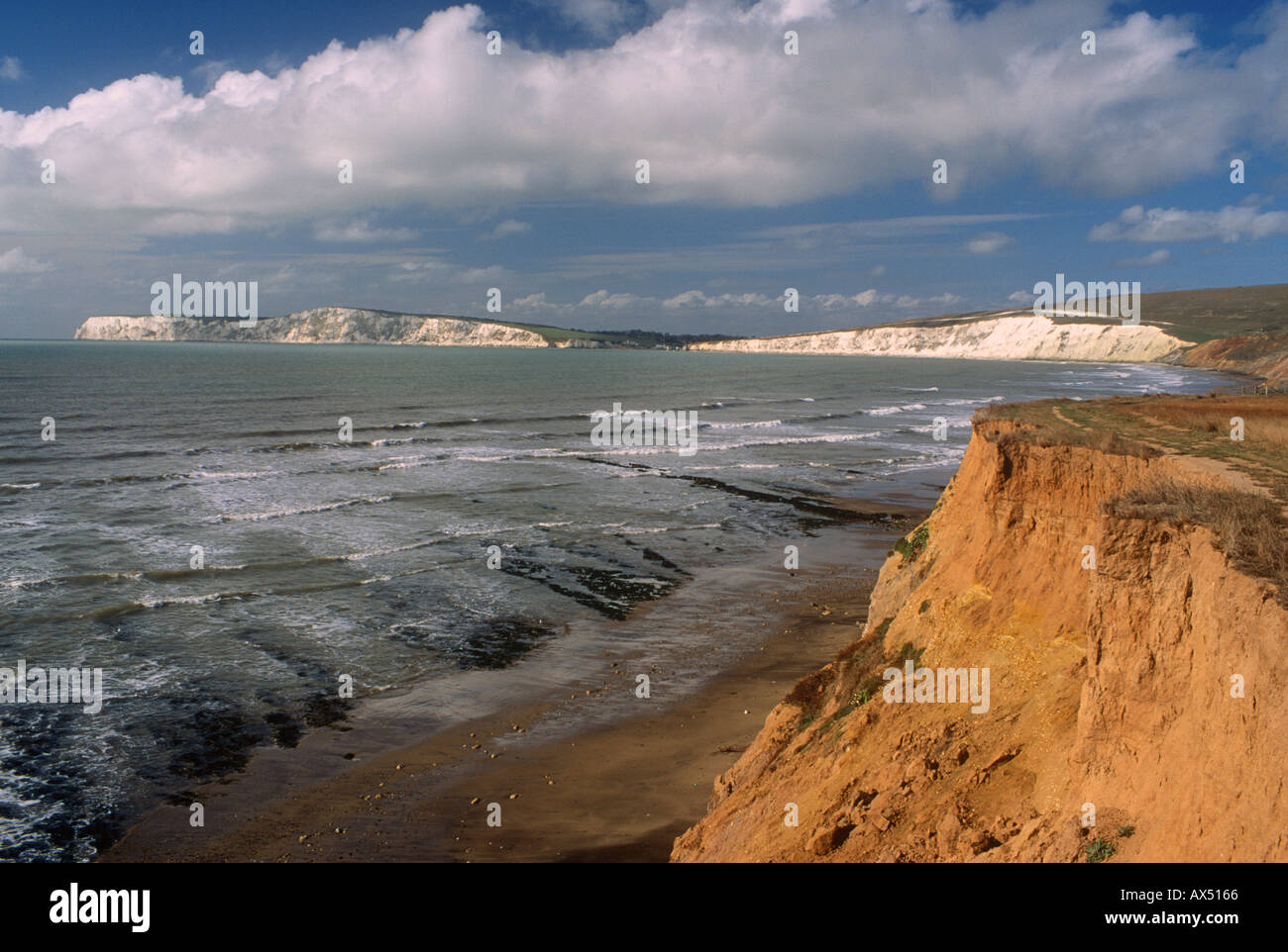 Freshwater bay isle of wight autumn hi-res stock photography and images ...