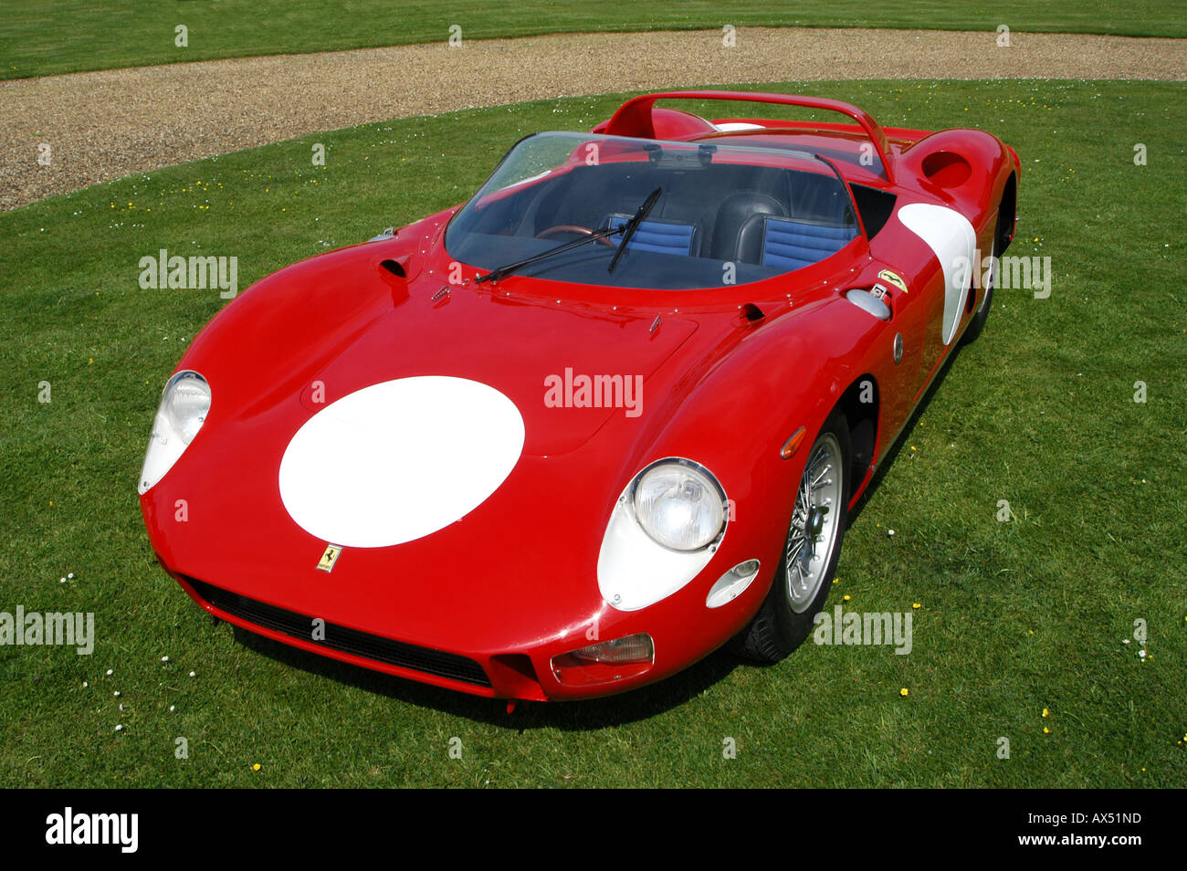 red ferrari 330 classic sports car Stock Photo - Alamy