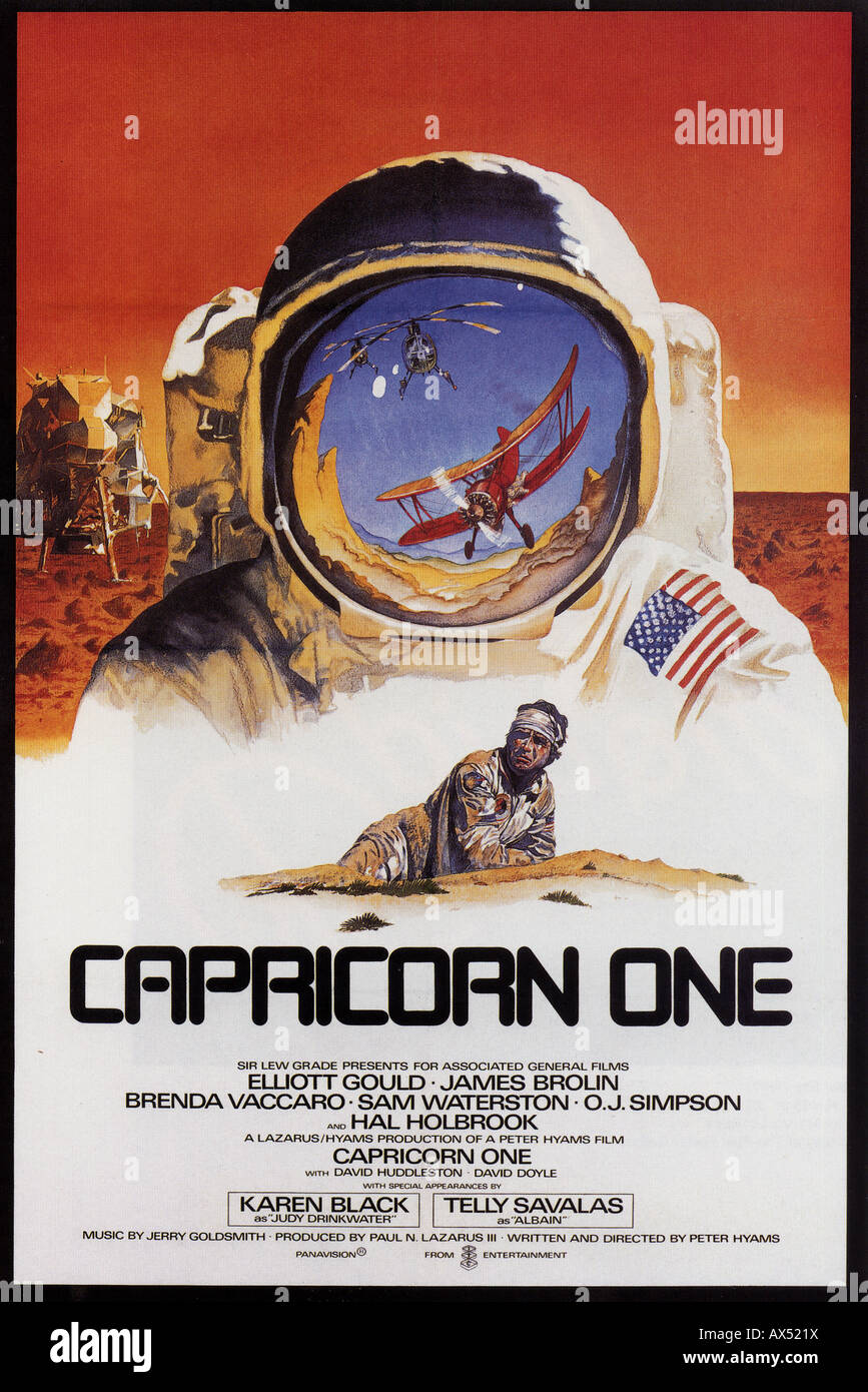 CAPRICORN ONE poster for 1978 Associated General film with Elliot Gould ...