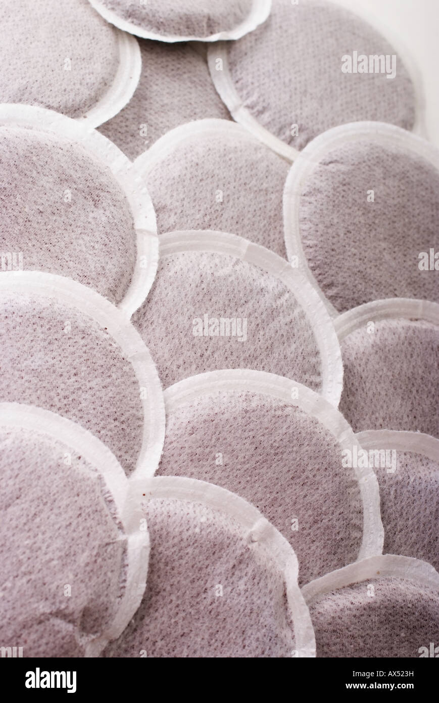 Coffee pads Kaffeepads formatfuellend Stock Photo - Alamy