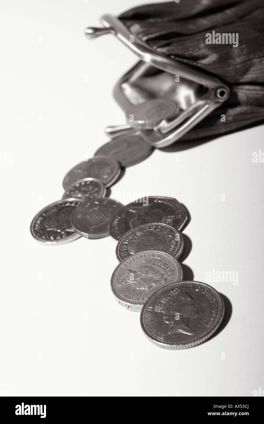 Coin purse white hi-res stock photography and images - Alamy