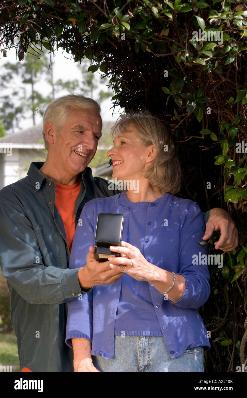 Middle Age Couple in Love Stock Photo - Alamy