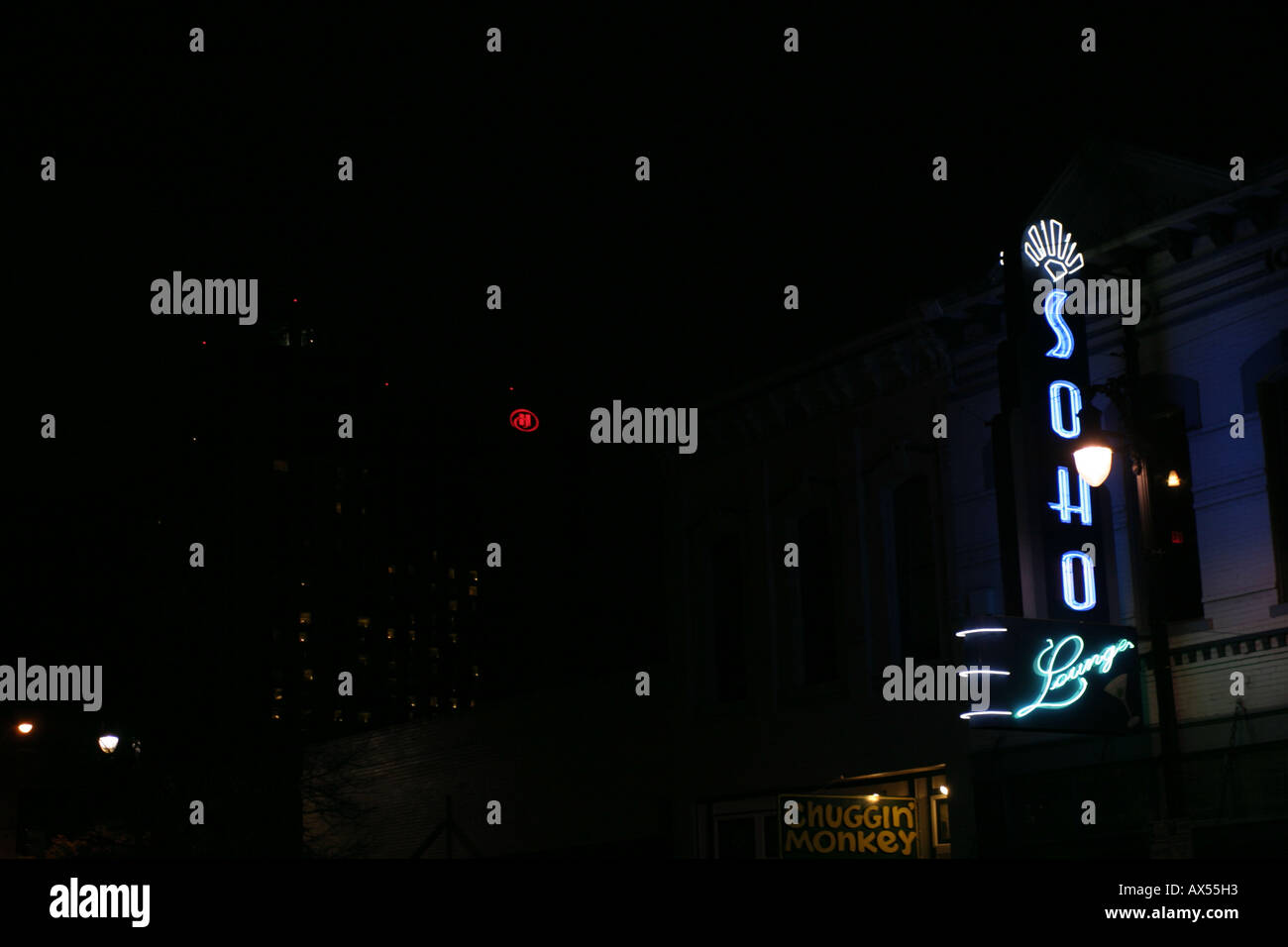 neon sign soho Stock Photo - Alamy