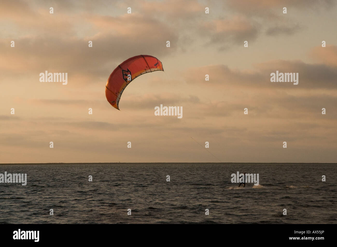 wind kite surfing Stock Photo - Alamy