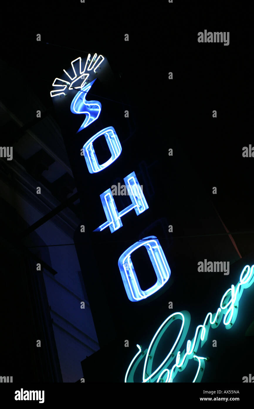 neon sign soho Stock Photo - Alamy