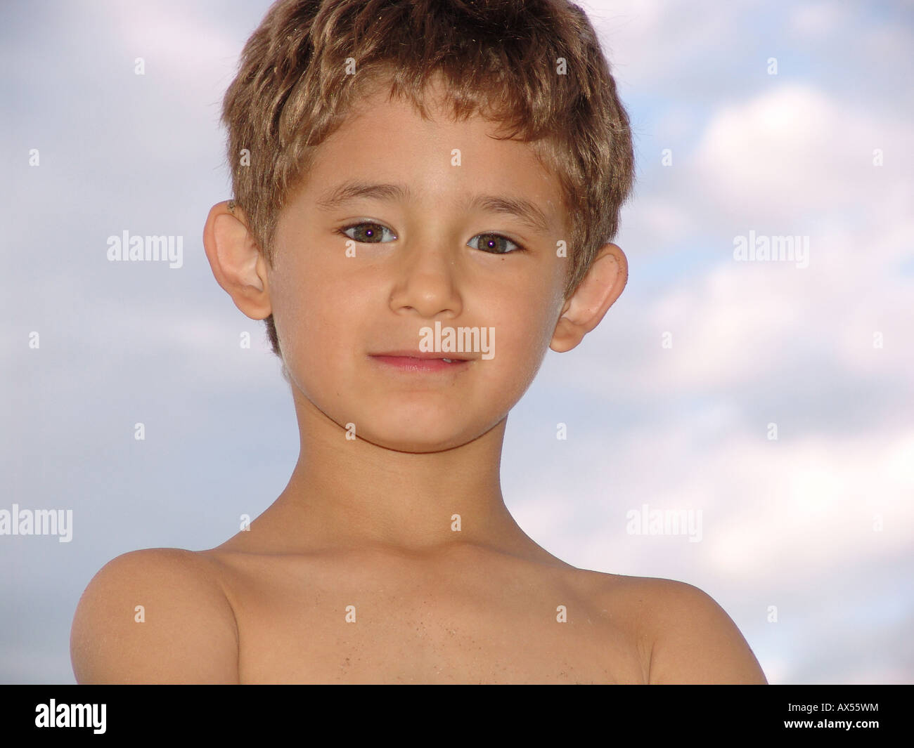 a portrait of a boy Stock Photo - Alamy