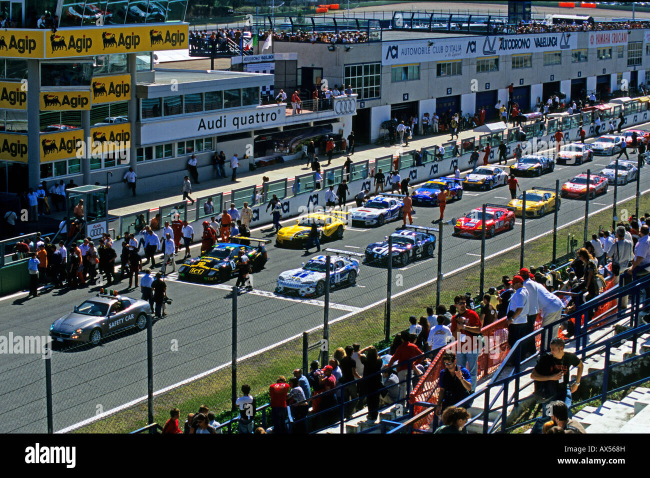Italian GT championship Vallelunga circuit Italy Stock Photo - Alamy