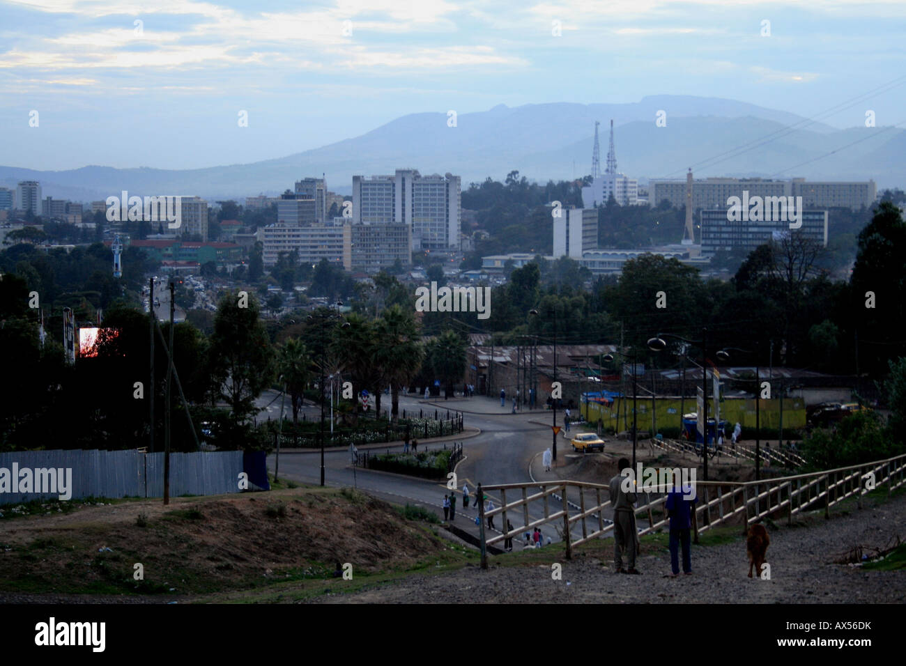 Central Addis Ababa, Ethiopia Stock Photo - Alamy
