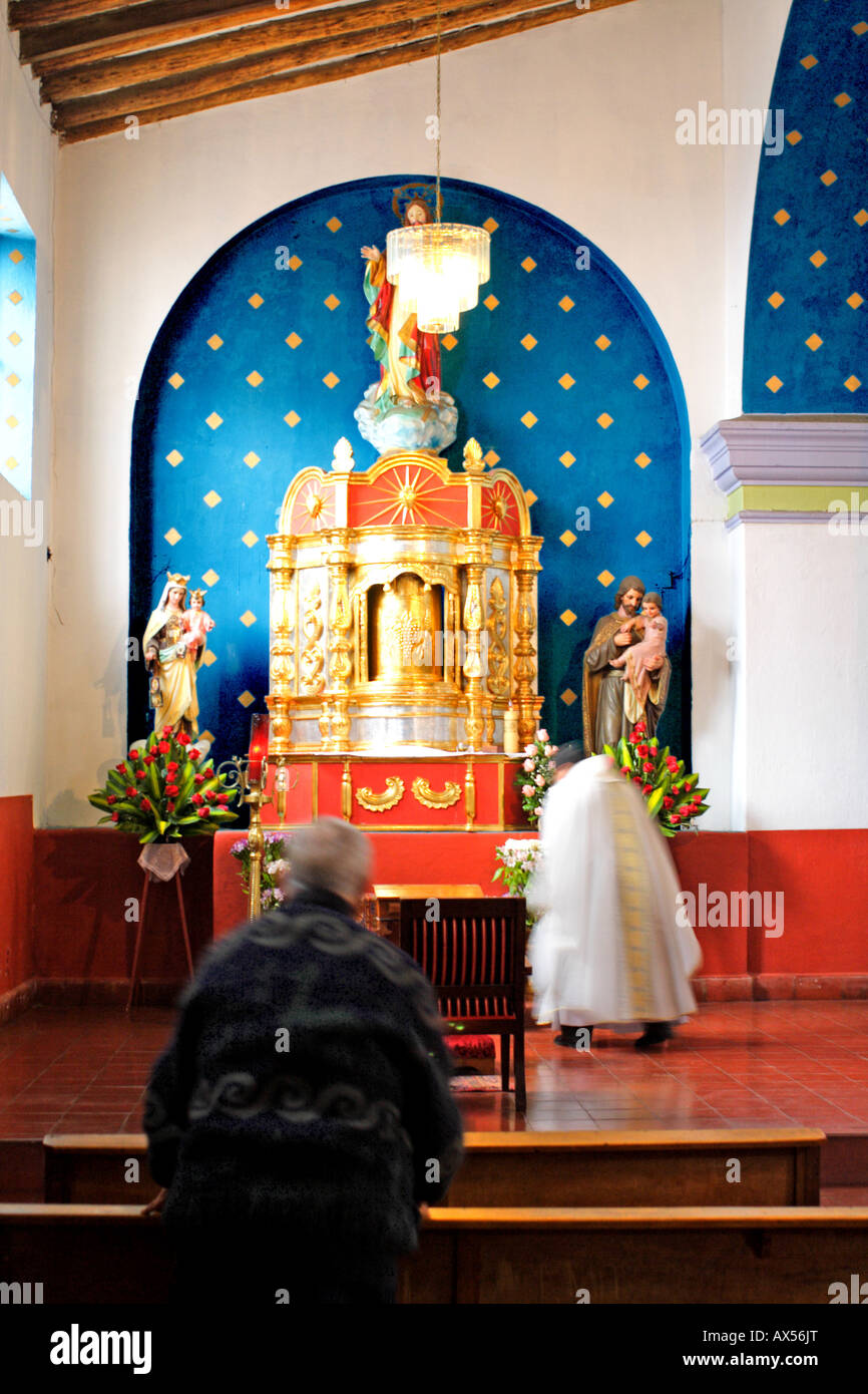 catholic church in Combita, Boyacá, Colombia, South America Stock Photo ...