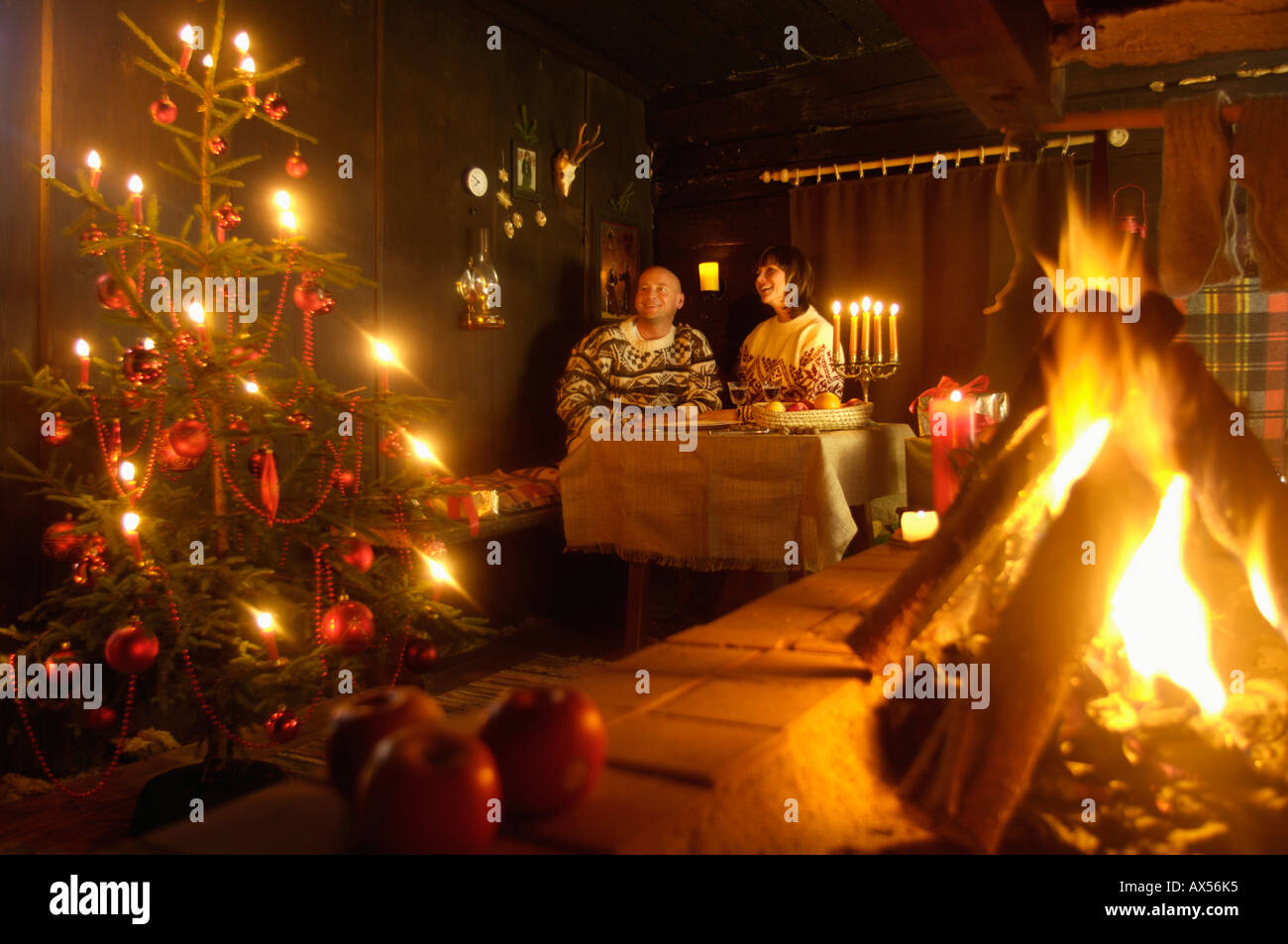 Alpine christmas indoors hi-res stock photography and images - Alamy
