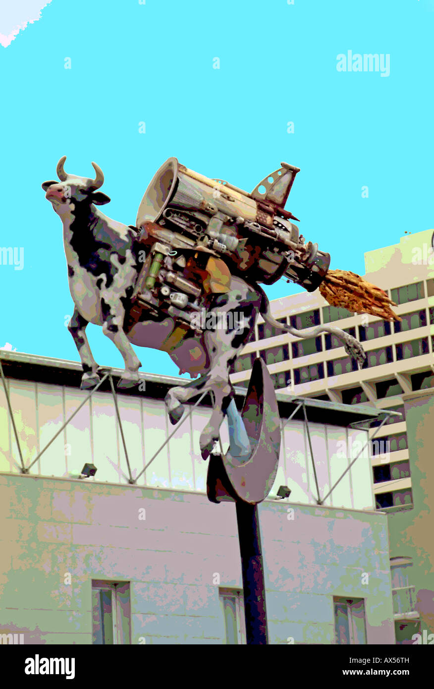 A very creative & comical artist's rendition of "The Cow Jumped Over ...