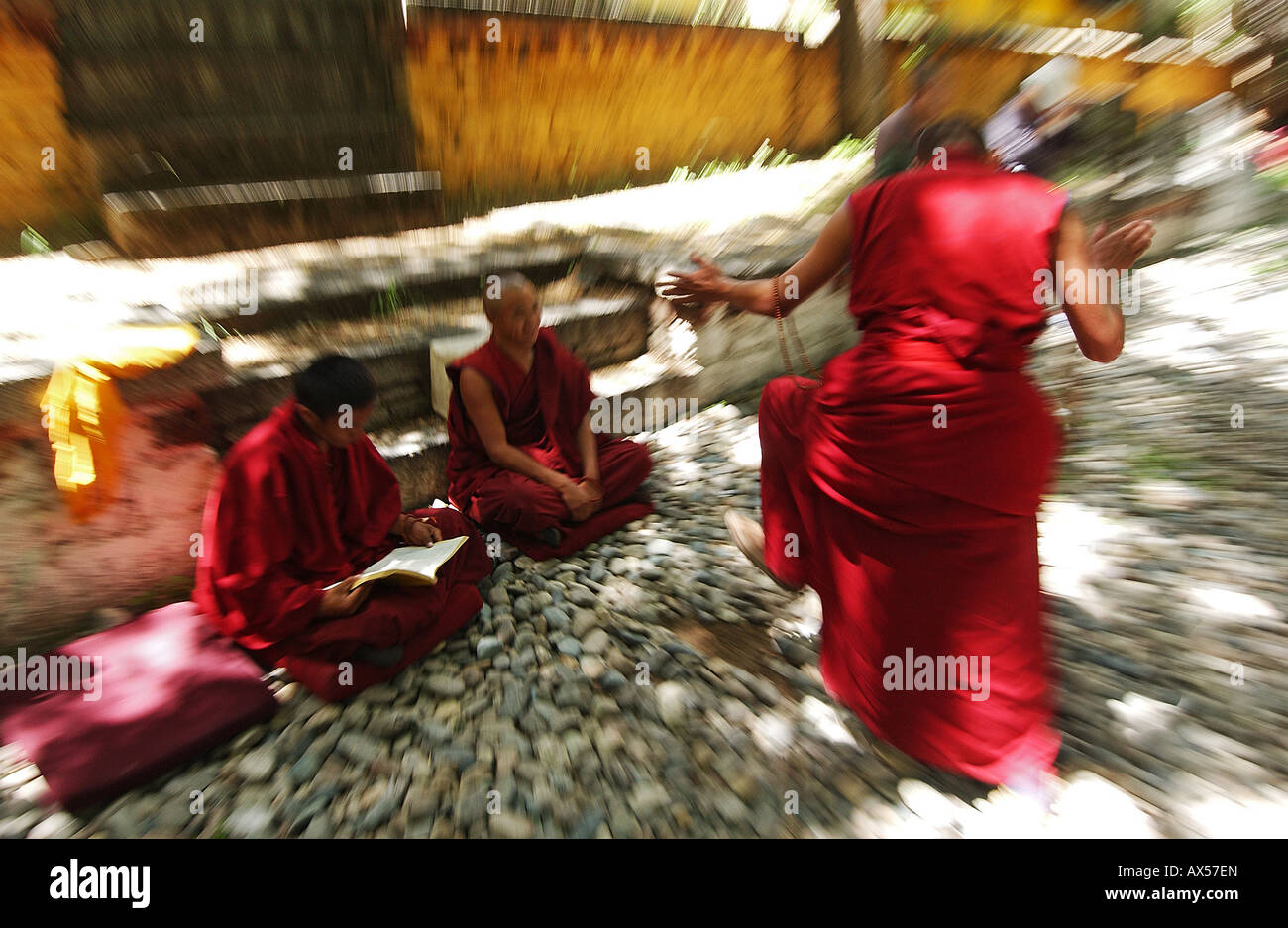 Monks debate hi-res stock photography and images - Alamy