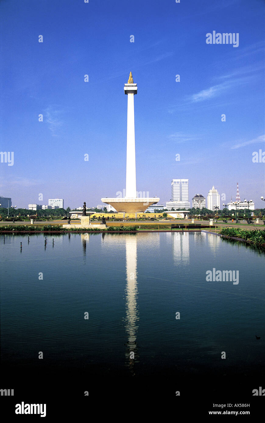 National Monument in Merdeka Square Jakarta Indonesia Stock Photo - Alamy