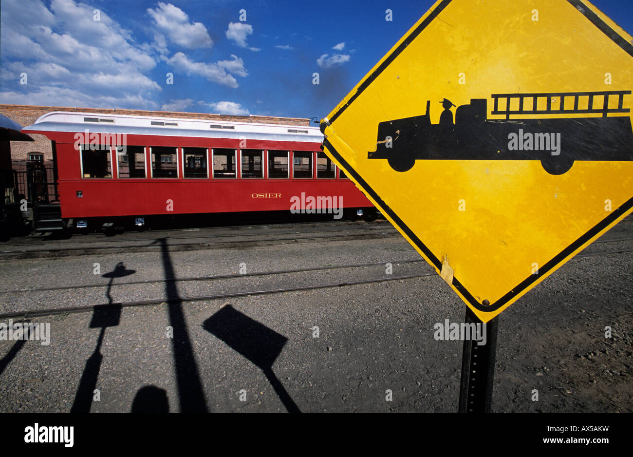 Cumbres and Toltec Scenic Railroad, connecting Colorado and New Mexico ...
