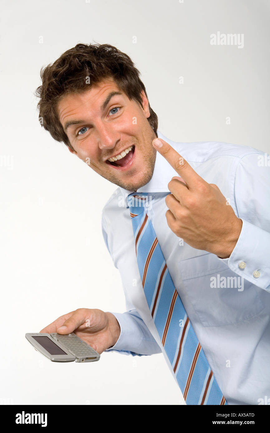 Wagging finger person face hi-res stock photography and images - Alamy