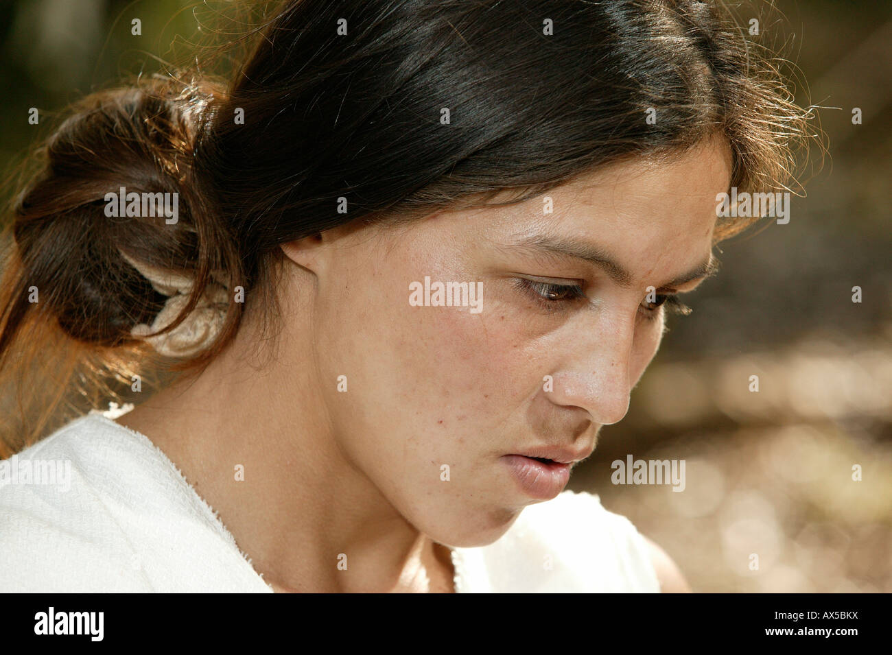 Woman's portrait, Asunción, Paraguay, South America Stock Photo - Alamy