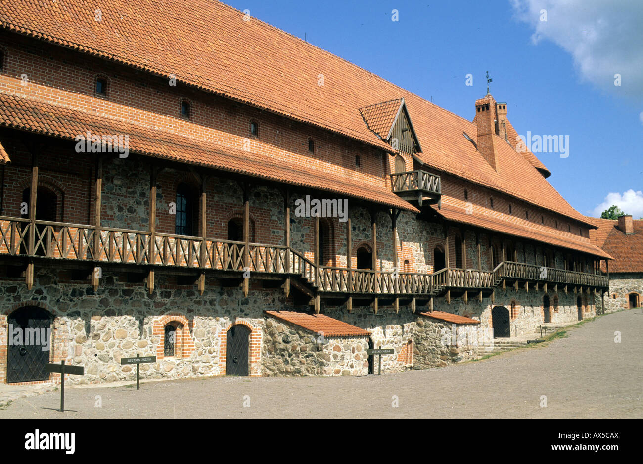 Water castle, Trakai, Lithuania, Baltic States Stock Photo - Alamy