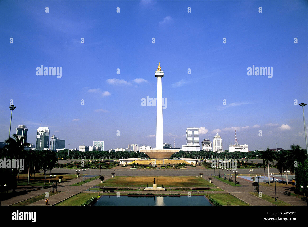 National Monument in Merdeka Square Jakarta Indonesia Stock Photo - Alamy