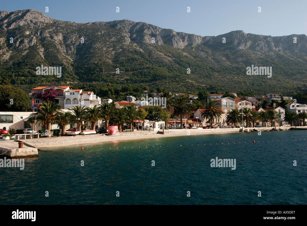 Gradac at the Makarska Riviera, Croatia, Europe Stock Photo - Alamy