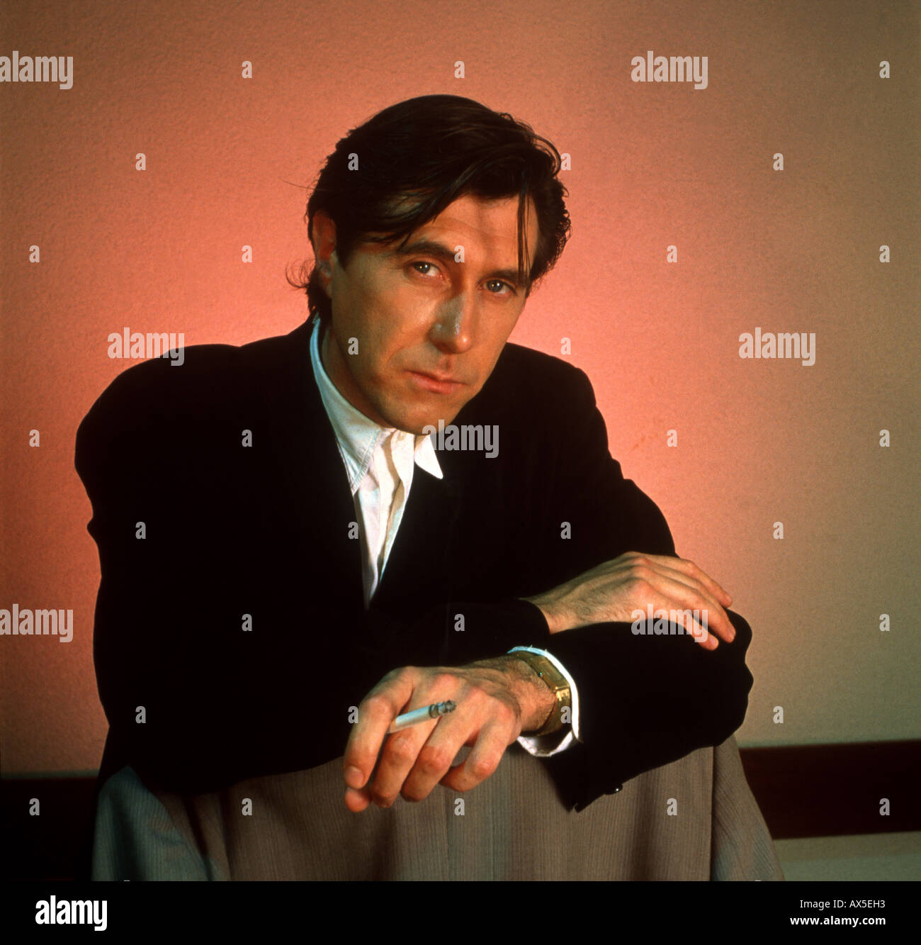 BRYAN FERRY UK rock musician about 1982. Photo van Houten Stock Photo ...