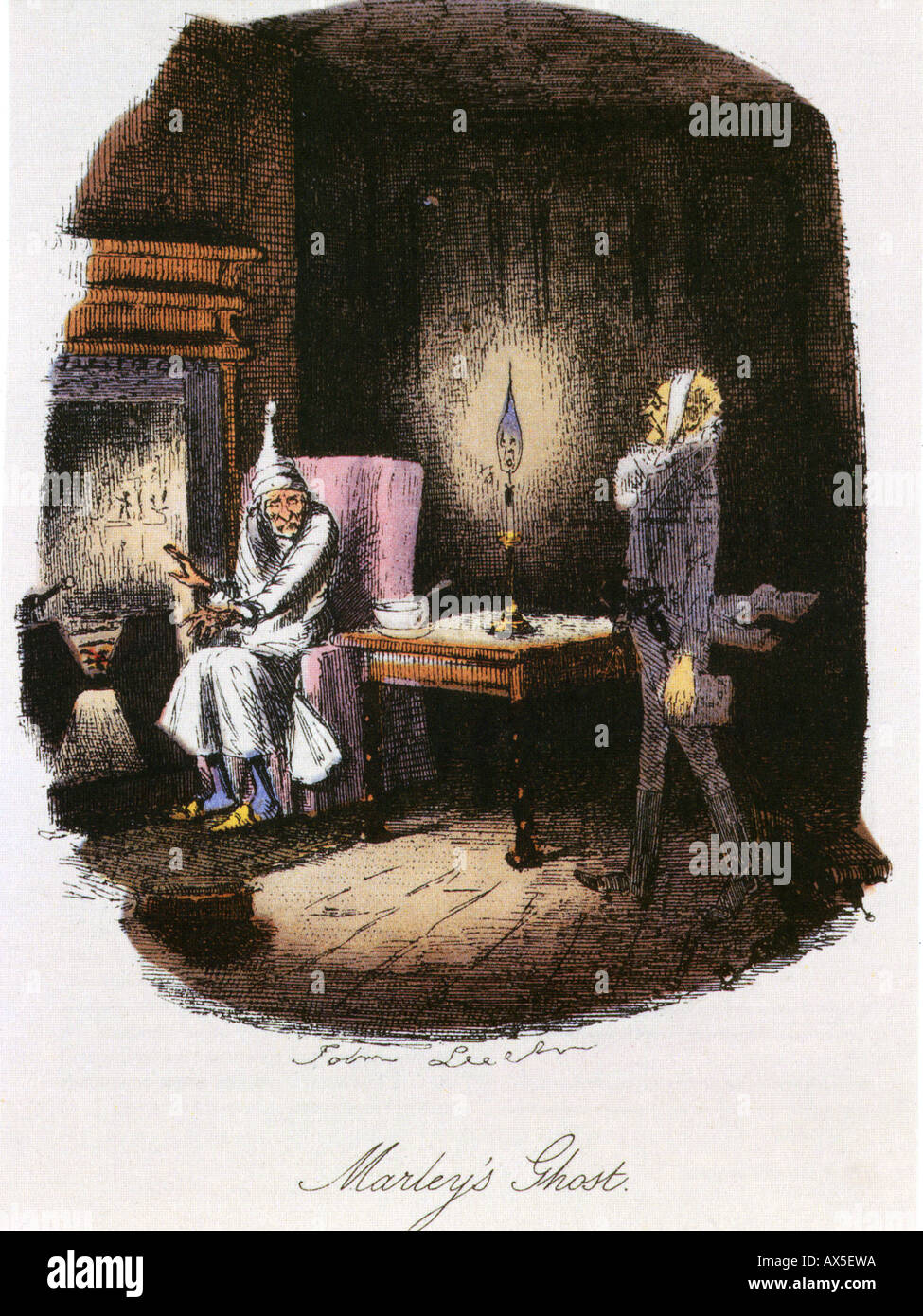CHRISTMAS CAROL Scrooge is confronted by the ghost of Bob Marley - see ...