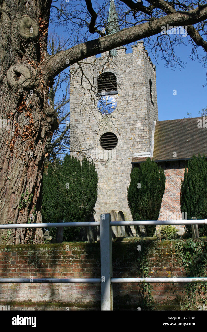Pirbright Church Woking surrey Stock Photo - Alamy