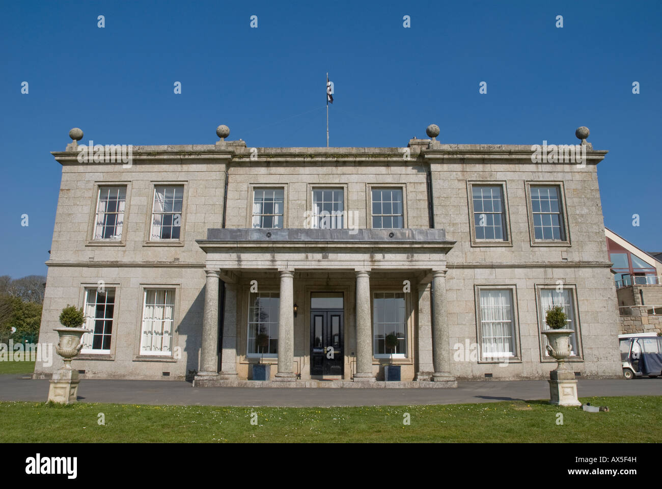 Clowance House Cornwall part of the Clowance estate Stock Photo - Alamy