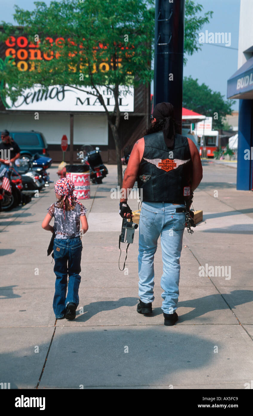 Father and daughter at Harley Davidson 100th anniversary, Milwaukee ...