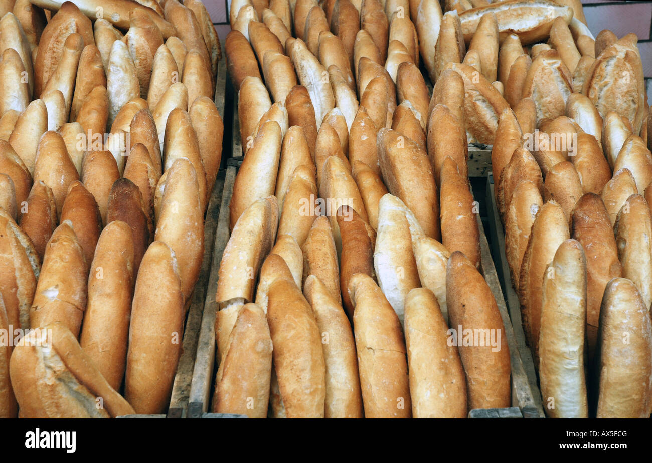 Ekmek, Turkish bread, Turkey Stock Photo - Alamy