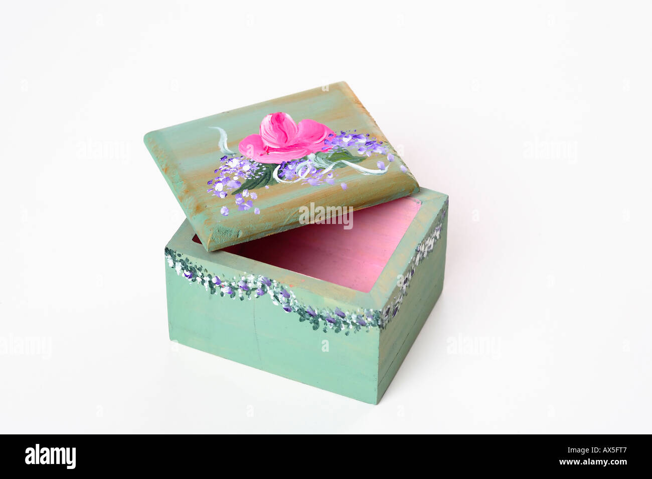 Painted wooden box hi-res stock photography and images - Alamy