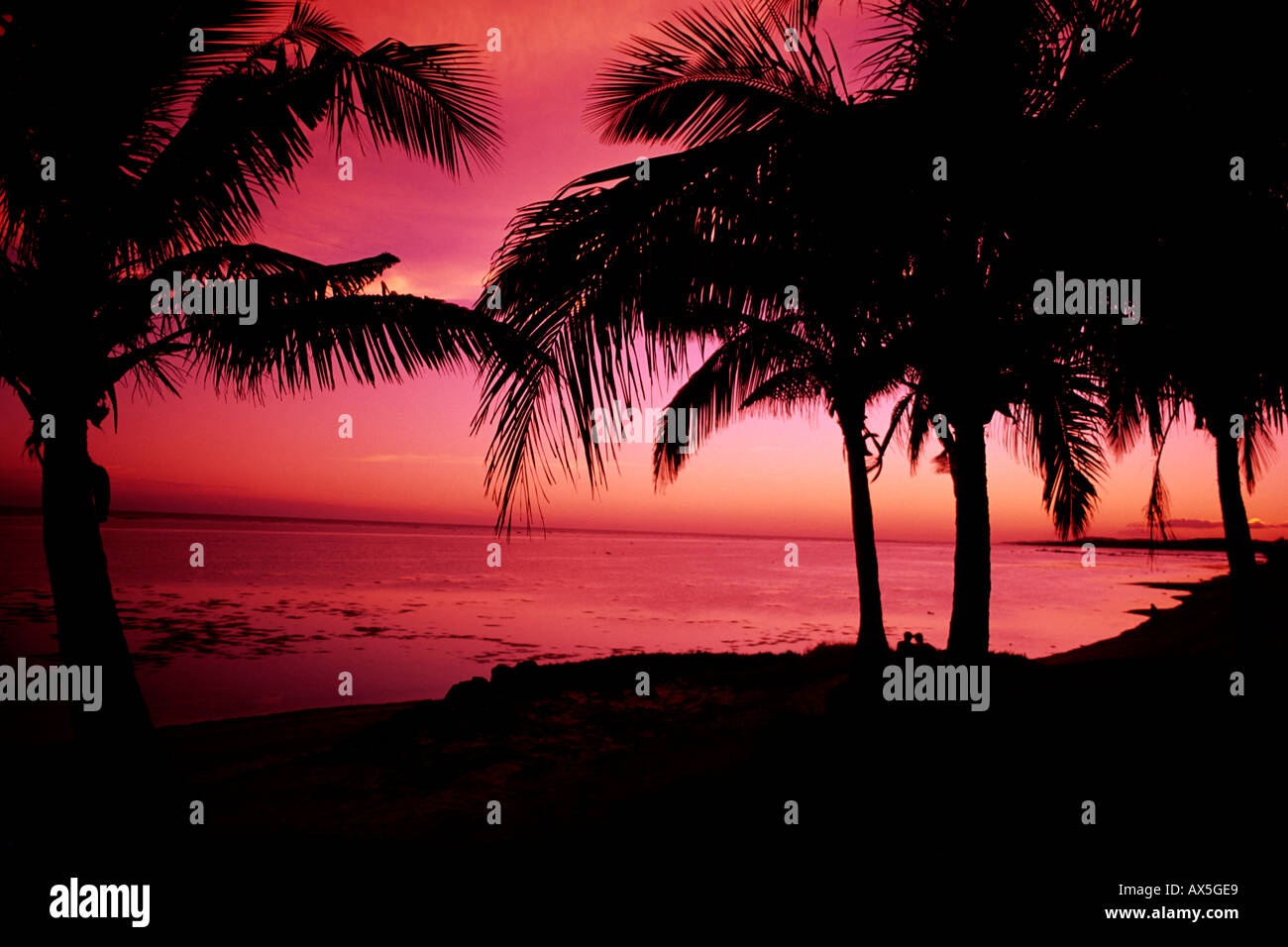 Beautiful sunset in fiji hi-res stock photography and images - Alamy