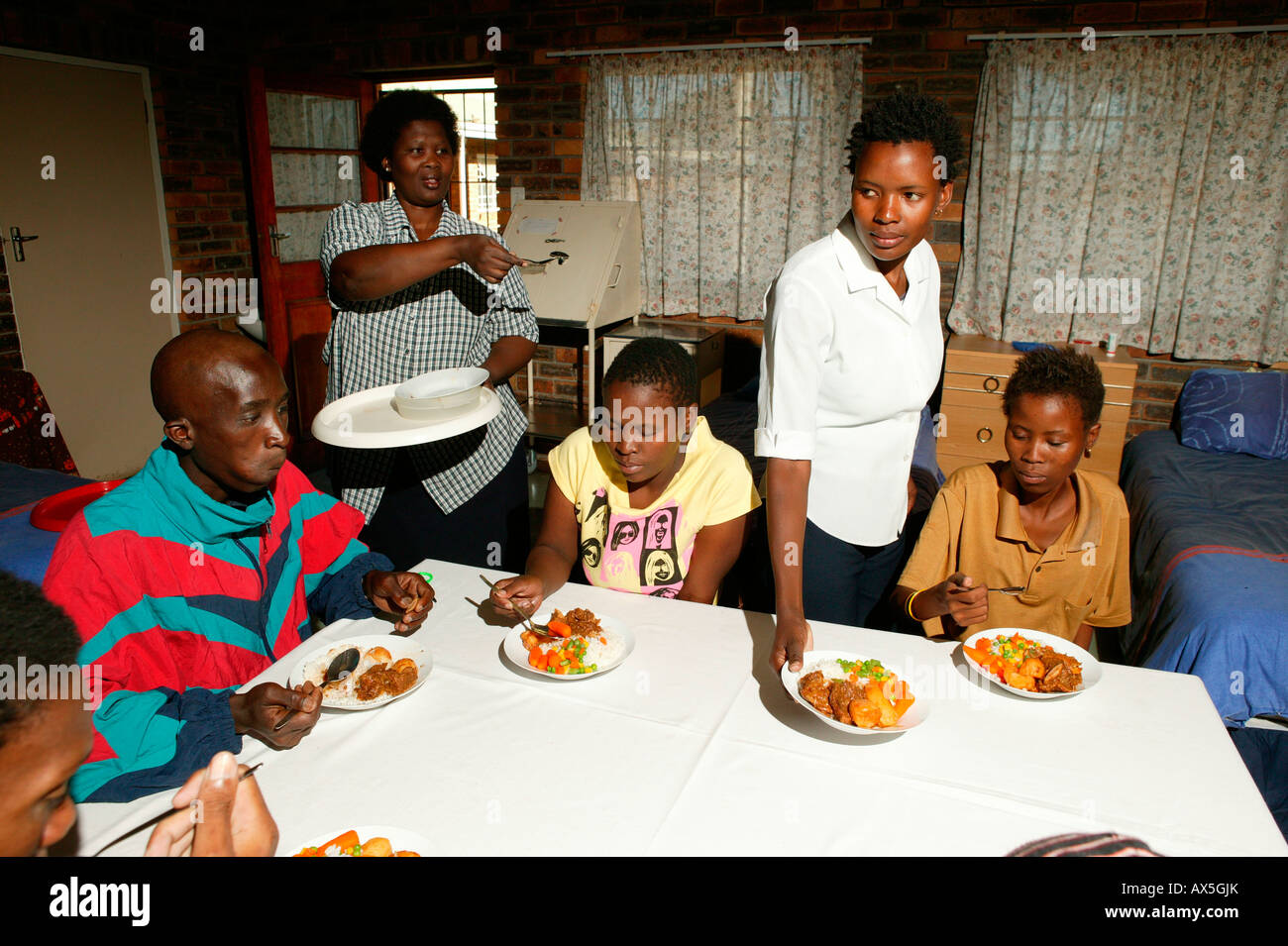 Hospital for HIV/AIDS-infected patients in Capetown, South Africa ...