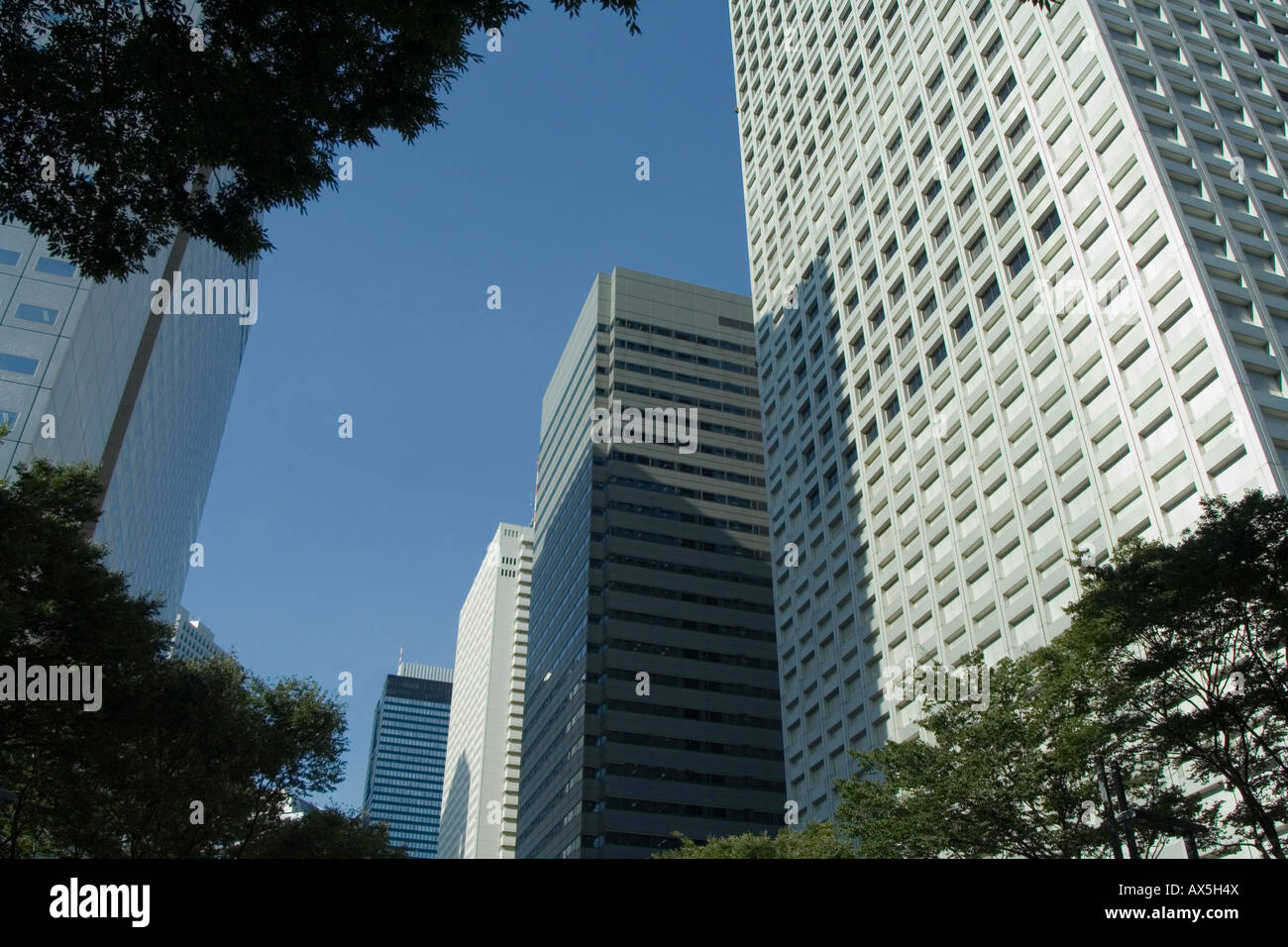 High rise buildings, Shinjuku Tokyo Japan Stock Photo - Alamy