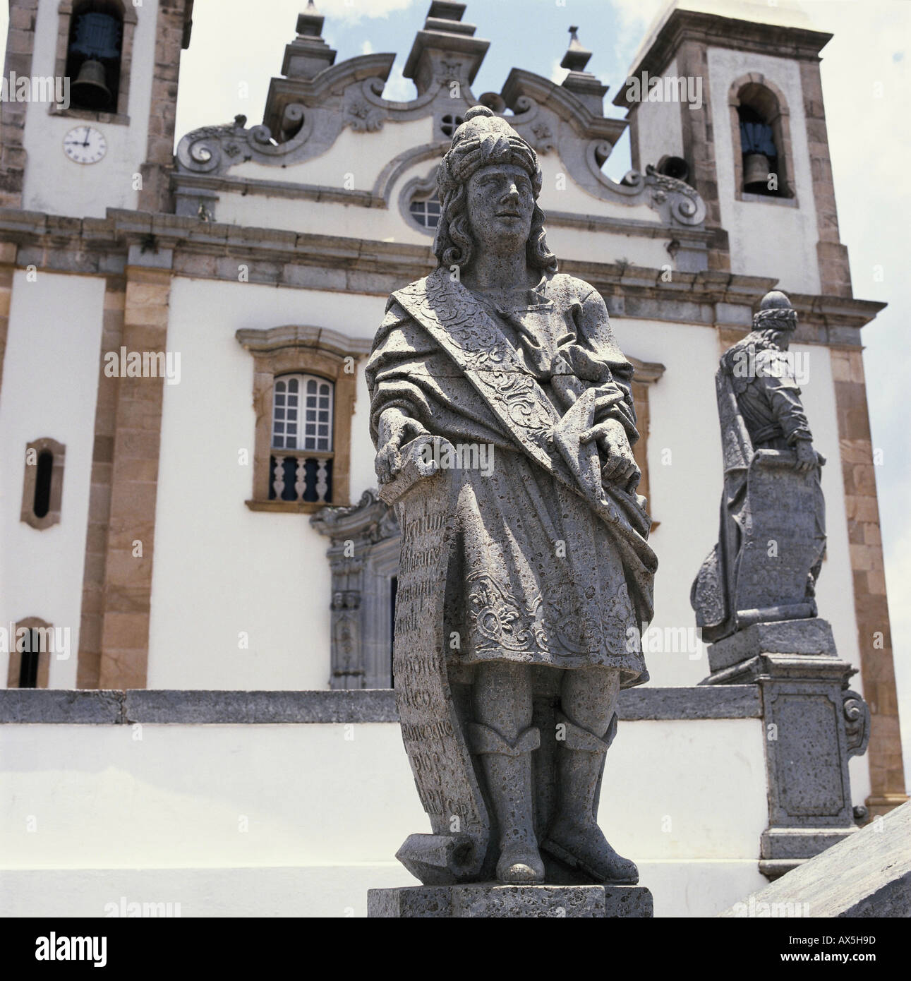 Congonhas do Campo, Brazil. Sculpture by Aleijadinho; Church of Bom ...