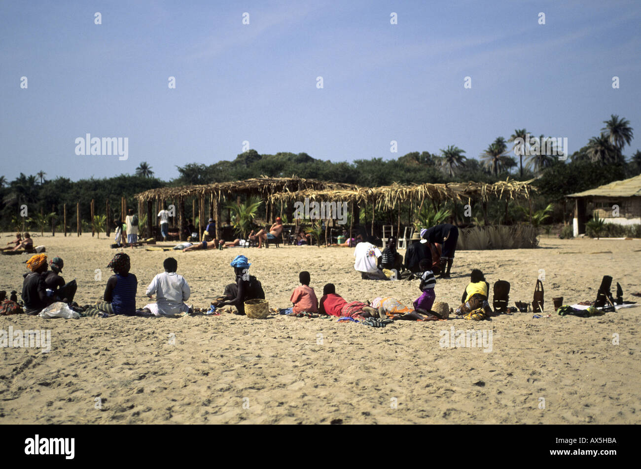 Gambia beach tourists hi-res stock photography and images - Alamy