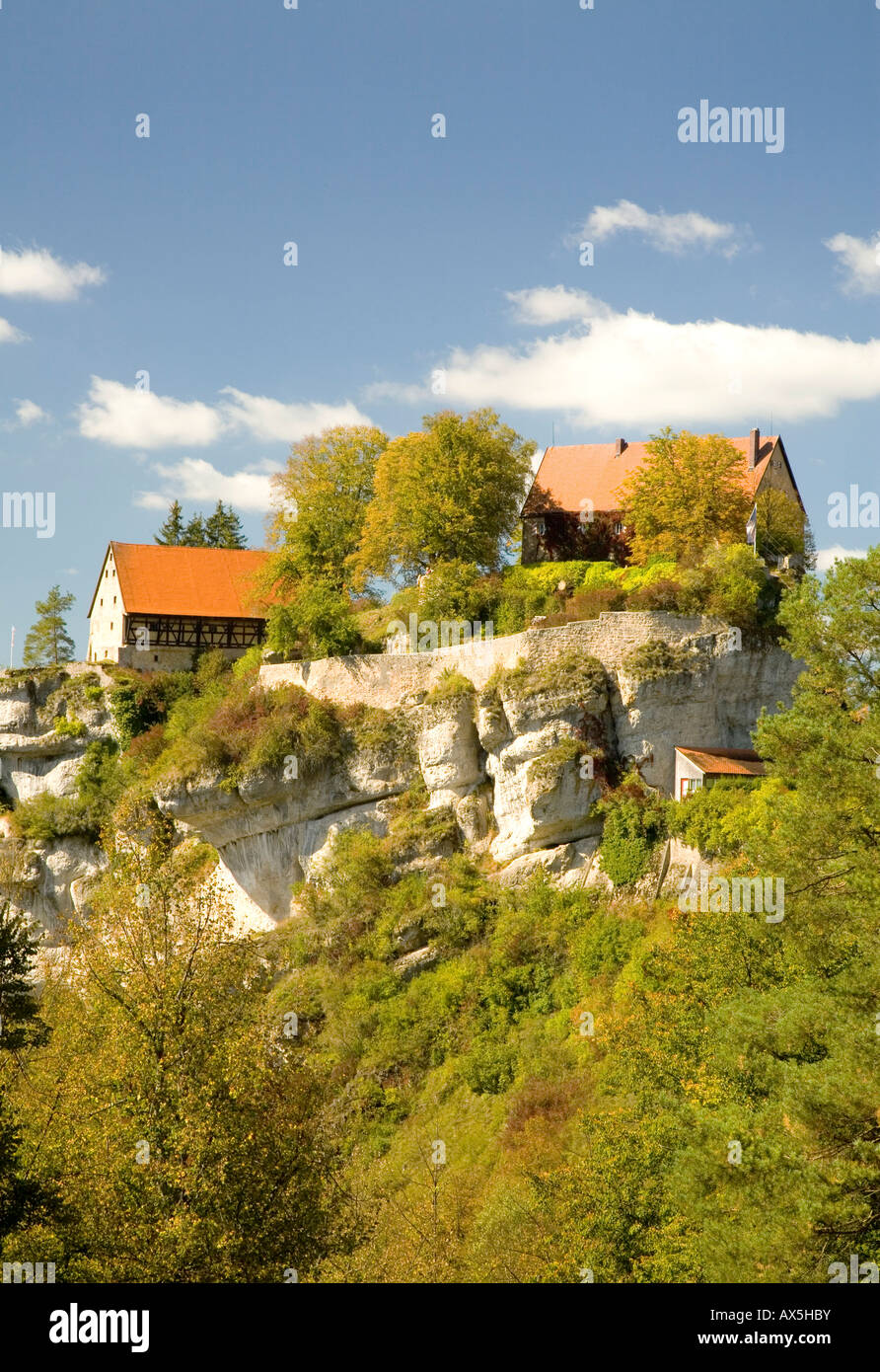 Pottenstein Castle, Franconian Switzerland, Upper Franconia, Bavaria ...