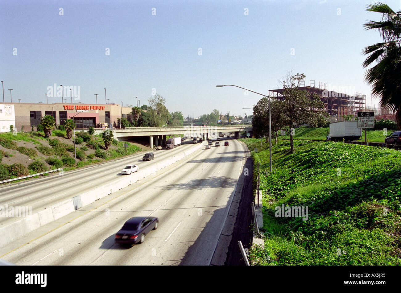 los angeles hollywood freeway Stock Photo - Alamy