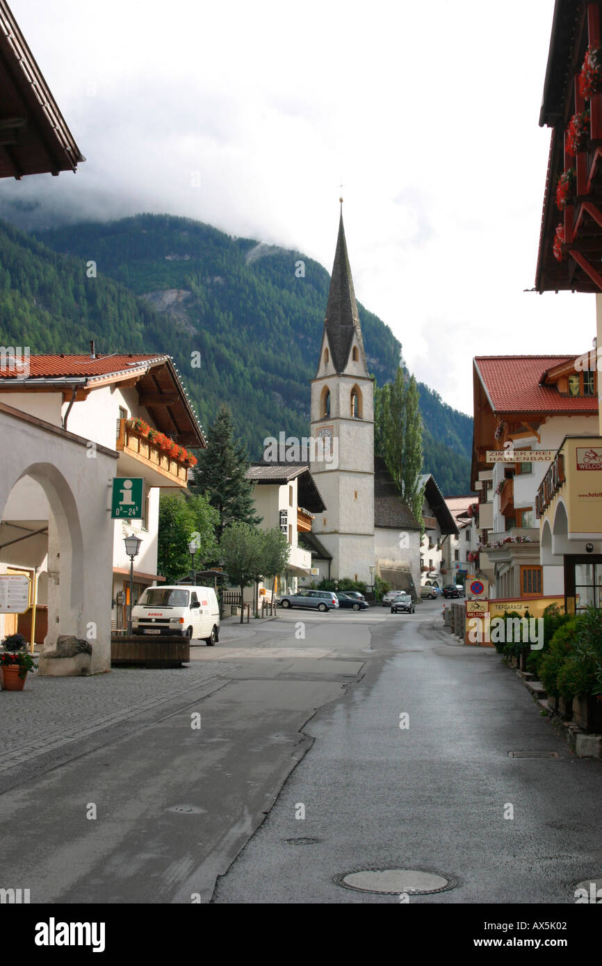 Alpine Village of Stuben in Austrian Tirol Stock Photo - Alamy