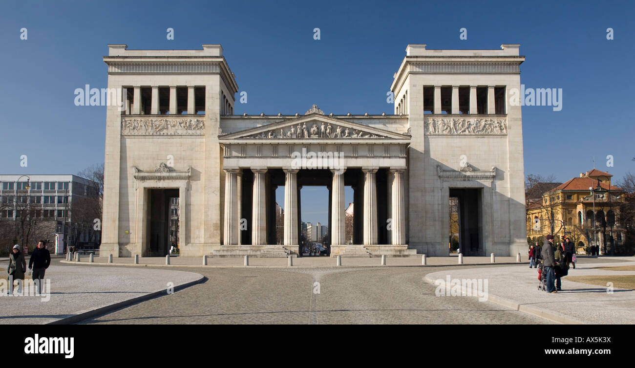 Propylaeen, Koenigsplatz, Munich, Bavaria, Germany Stock Photo - Alamy