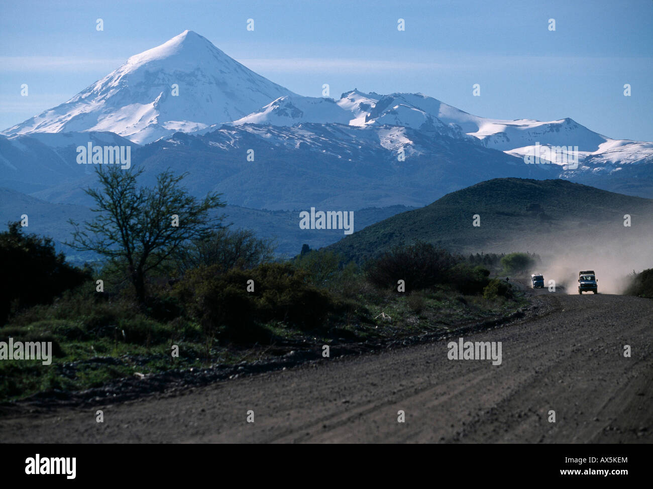 Lanin Volcano, Lake District, Patagonia, Rio Negro Province, Argentina ...