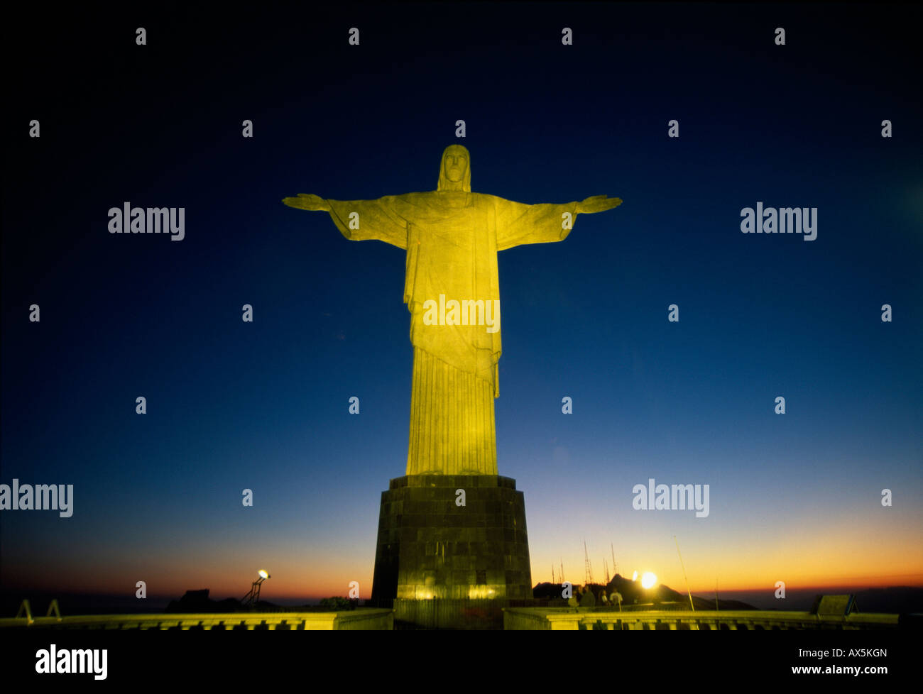 Christ the Redeemer statue on Mt. Corcovado, Rio de Janeiro, Brazil ...