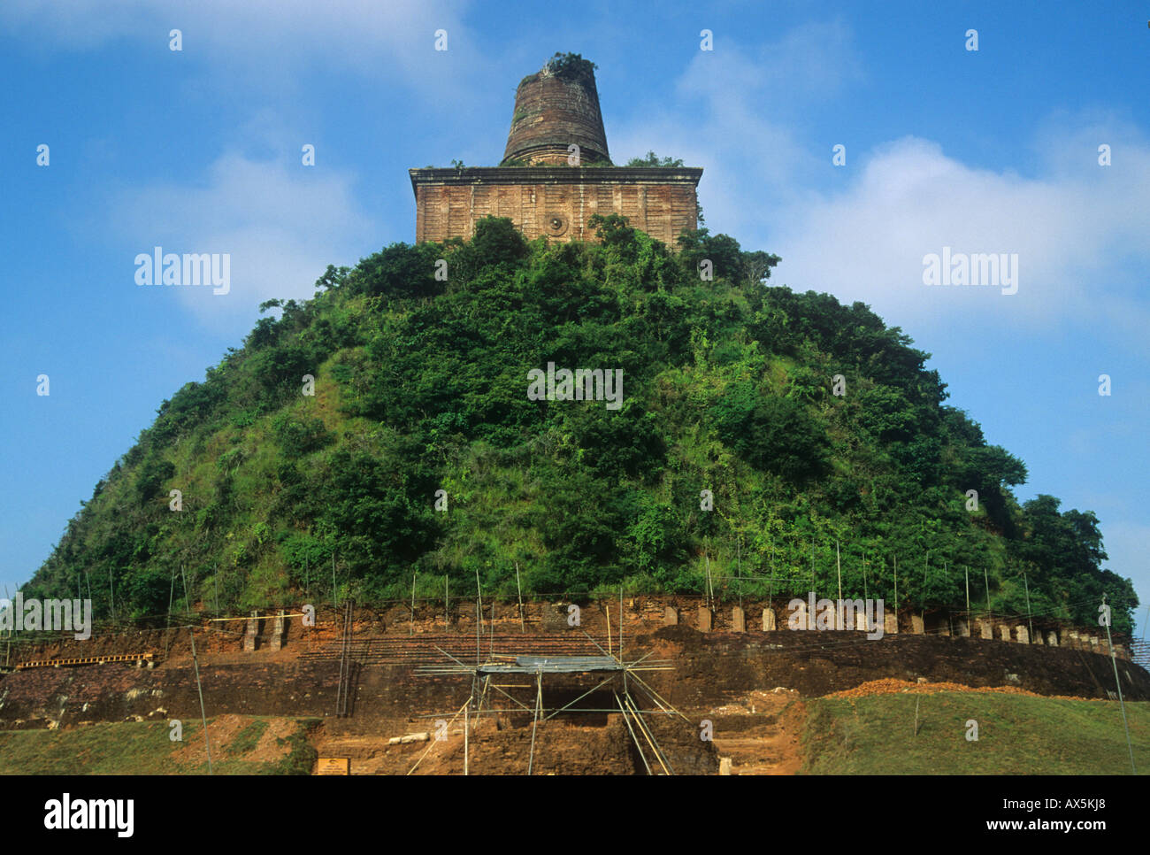The Jetavana Dagoba in Anuradhapura, ancient capital of Sri Lanka Stock ...