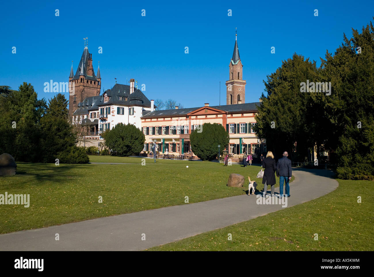 Weinheim Castle, former castle of the princes of the Kurpfalz ...