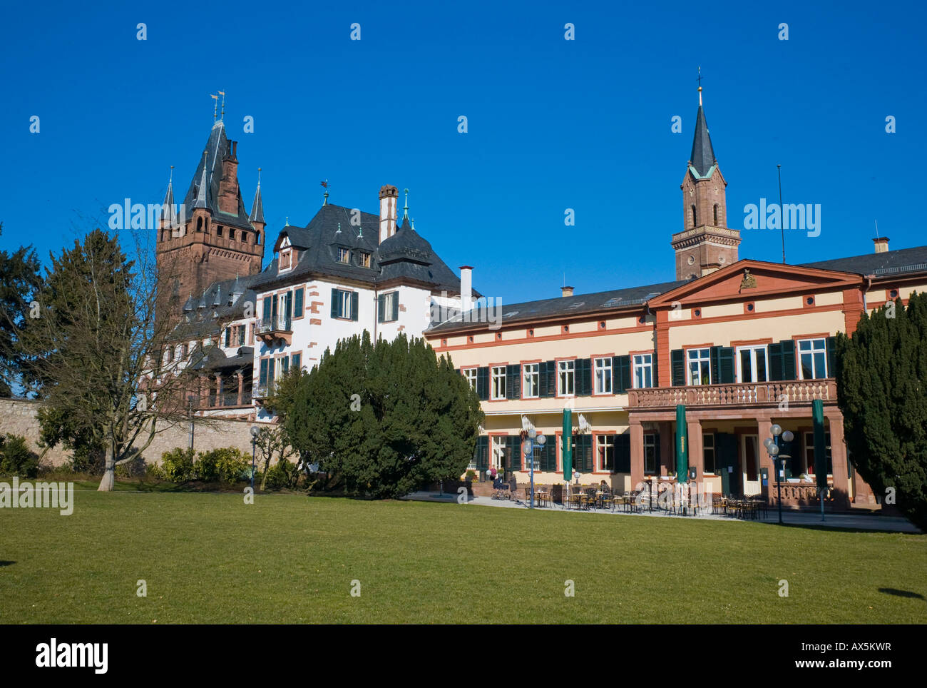 Weinheim Castle, former castle of the princes of the Kurpfalz ...