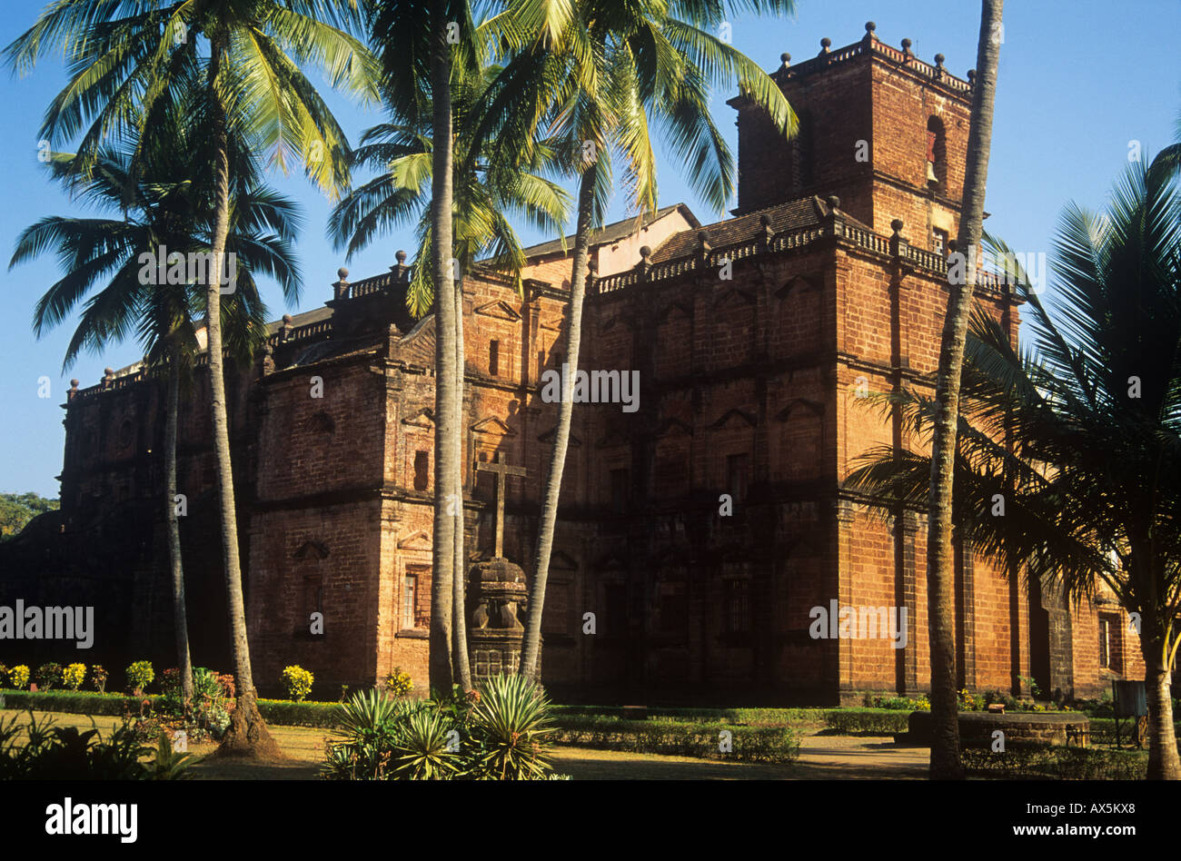 The Cathedral of Bom Jesus in Velha Goa, the old Portuguese capital of ...